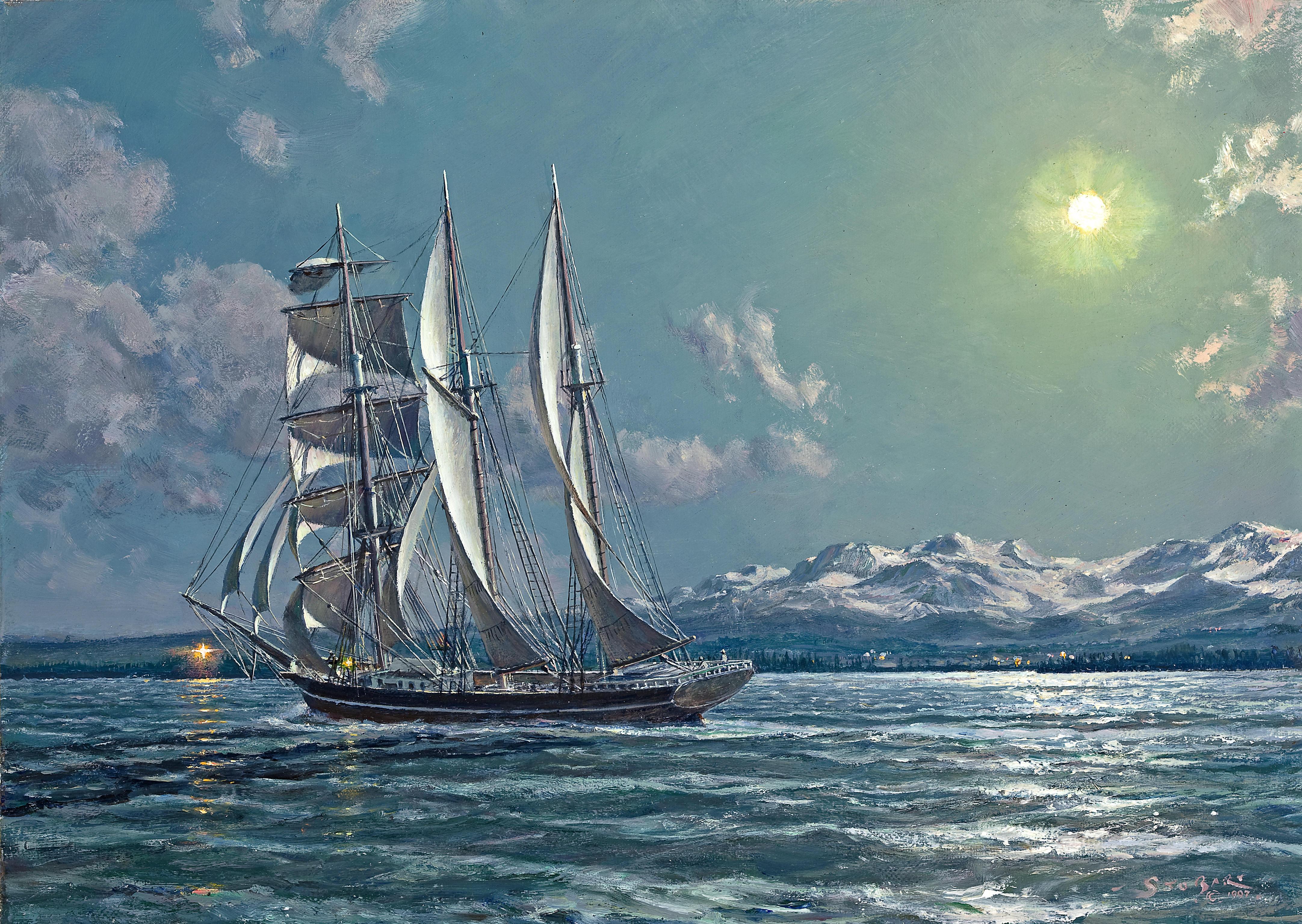 barkentine-quickstep - Classic Sailboats